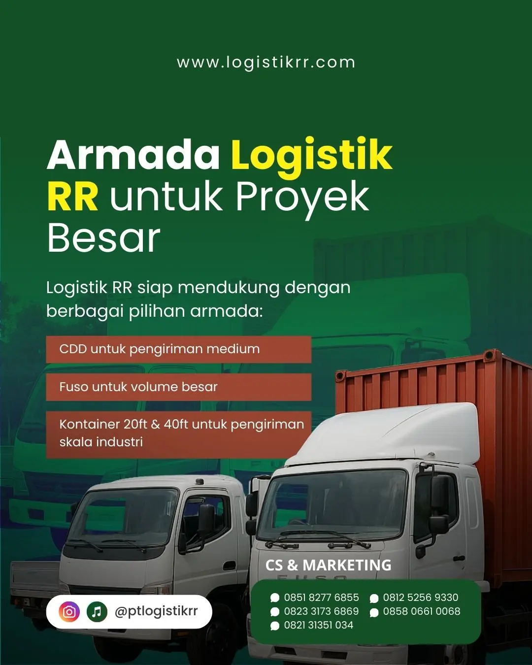 Armada Logistik RR: Solusi Pengiriman untuk Proyek Besar