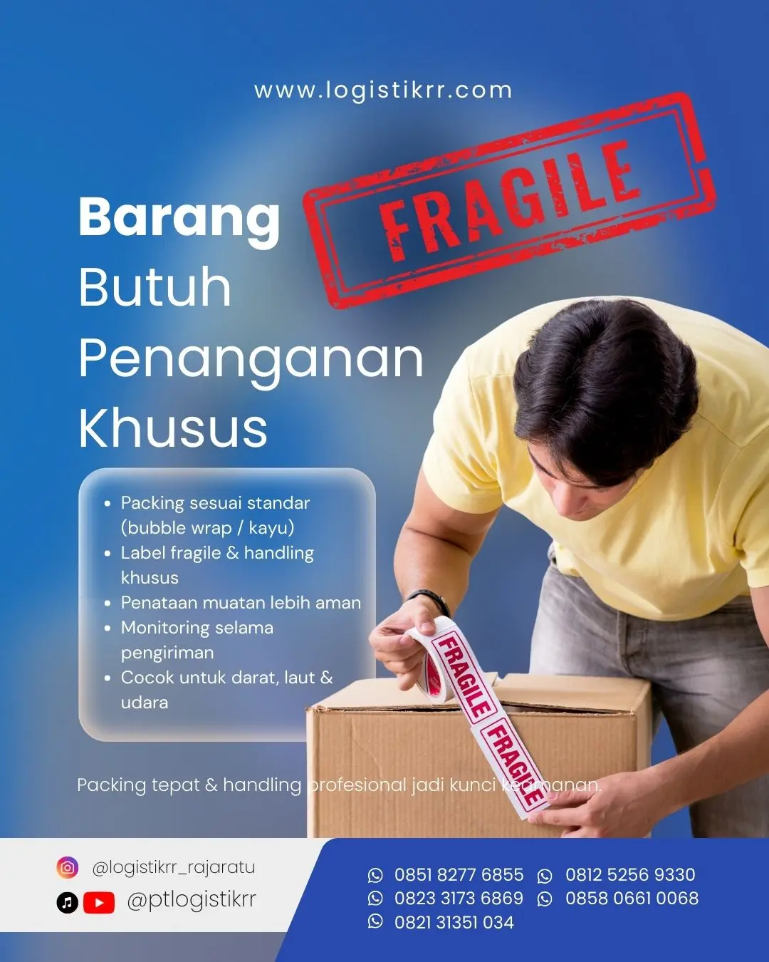Panduan Lengkap Penanganan Barang Fragile & Rapuh - Logistik RR