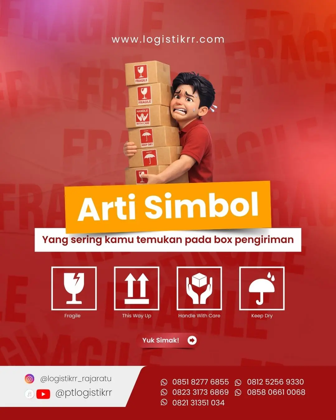 Mengenal Simbol pada Box Pengiriman - Panduan Lengkap Logistik RR
